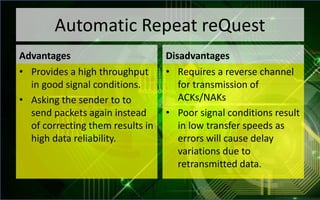 Advance Repeat reQuest (ARQ) | PPTX