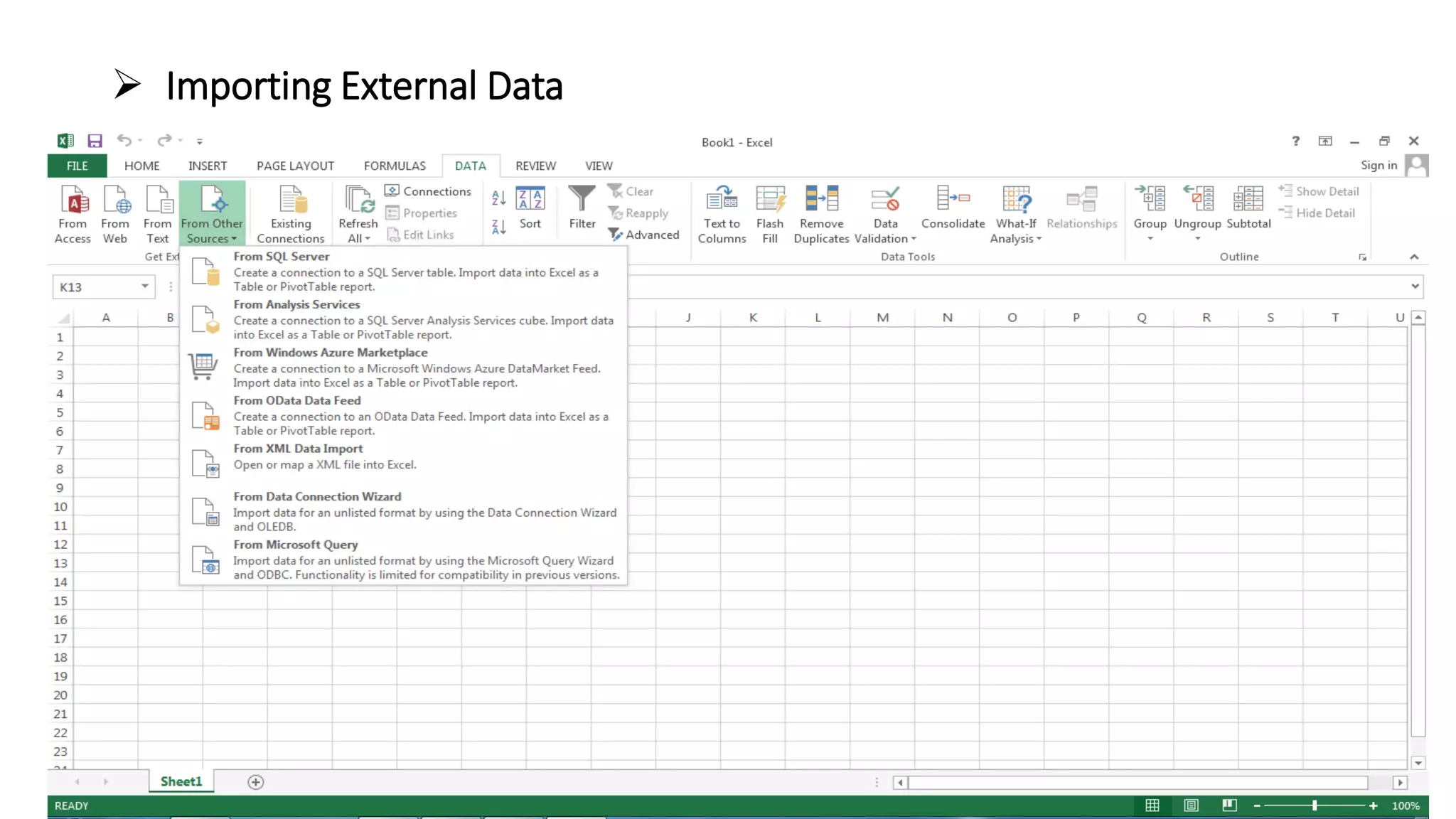 Microsoft Office 2013 Excel New Features | PPTX