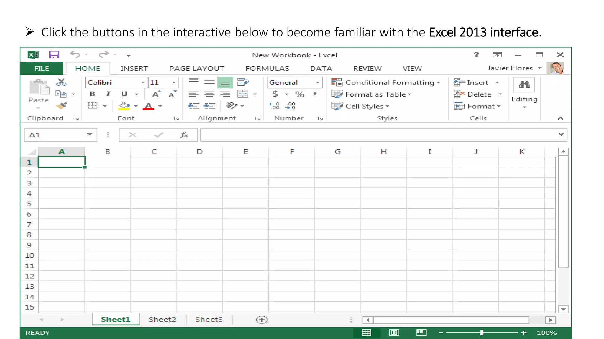 Microsoft Office 2013 Excel New Features | PPTX