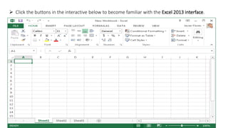 Microsoft Office 2013 Excel New Features | PPTX