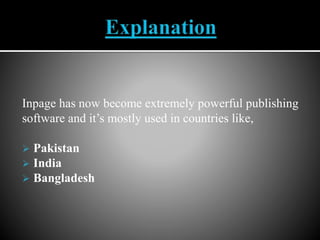 In-page Urdu Features | PPTX