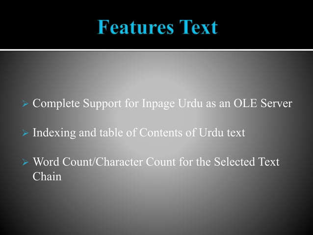 Inpage- Urdu Application software | PPT