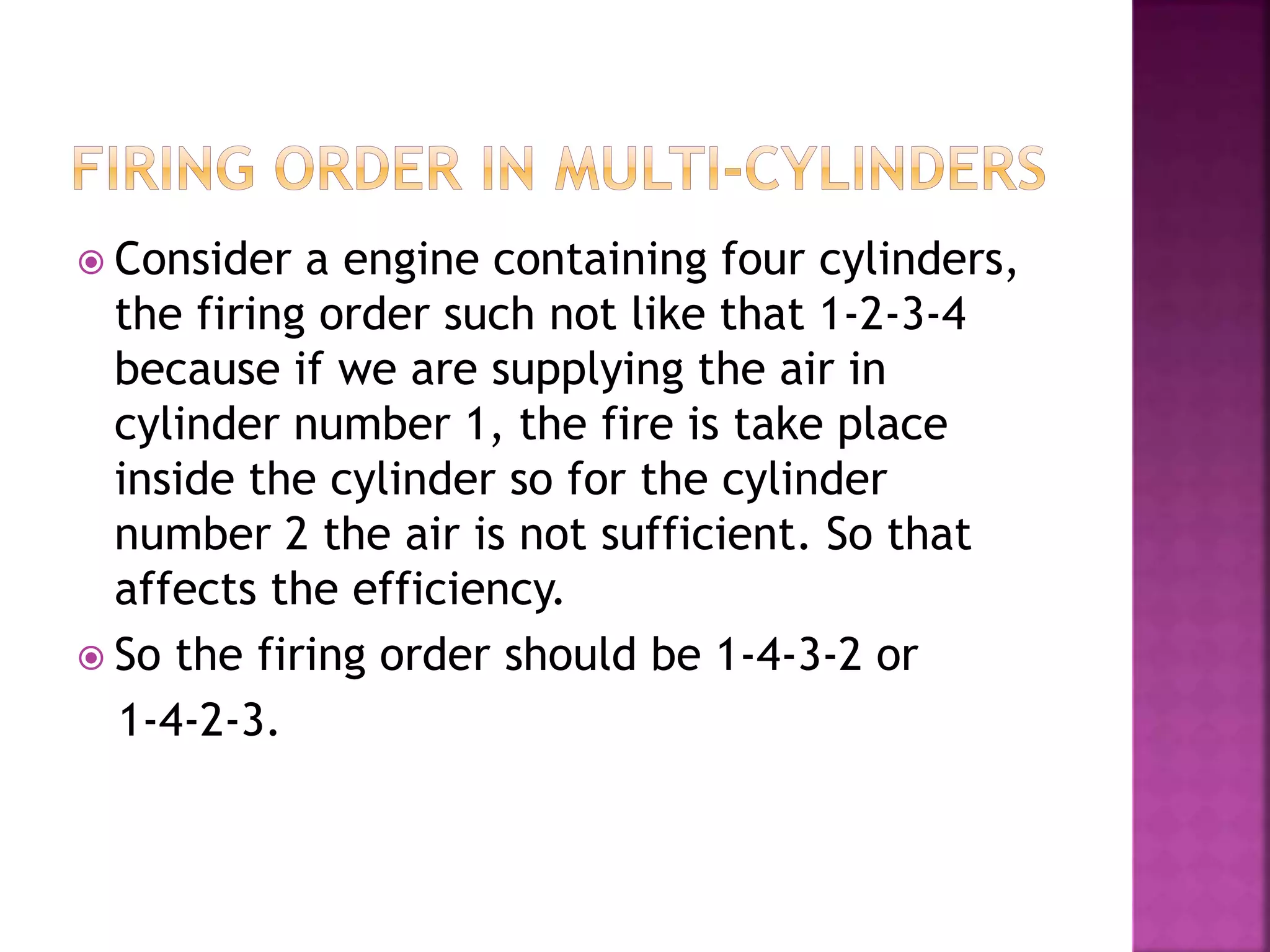 ENGINE CYLINDER & ENGINE TYPES | PPTX