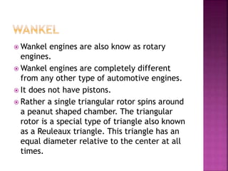 ENGINE CYLINDER & ENGINE TYPES | PPTX