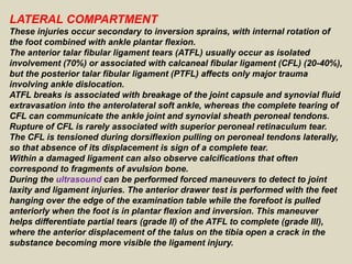 Presentation1.pptx. ultrasound examination of the ankle joint. | PPTX
