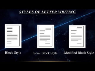 Letters and Types of Letters | PPTX