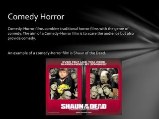 Types of horror film | PPT