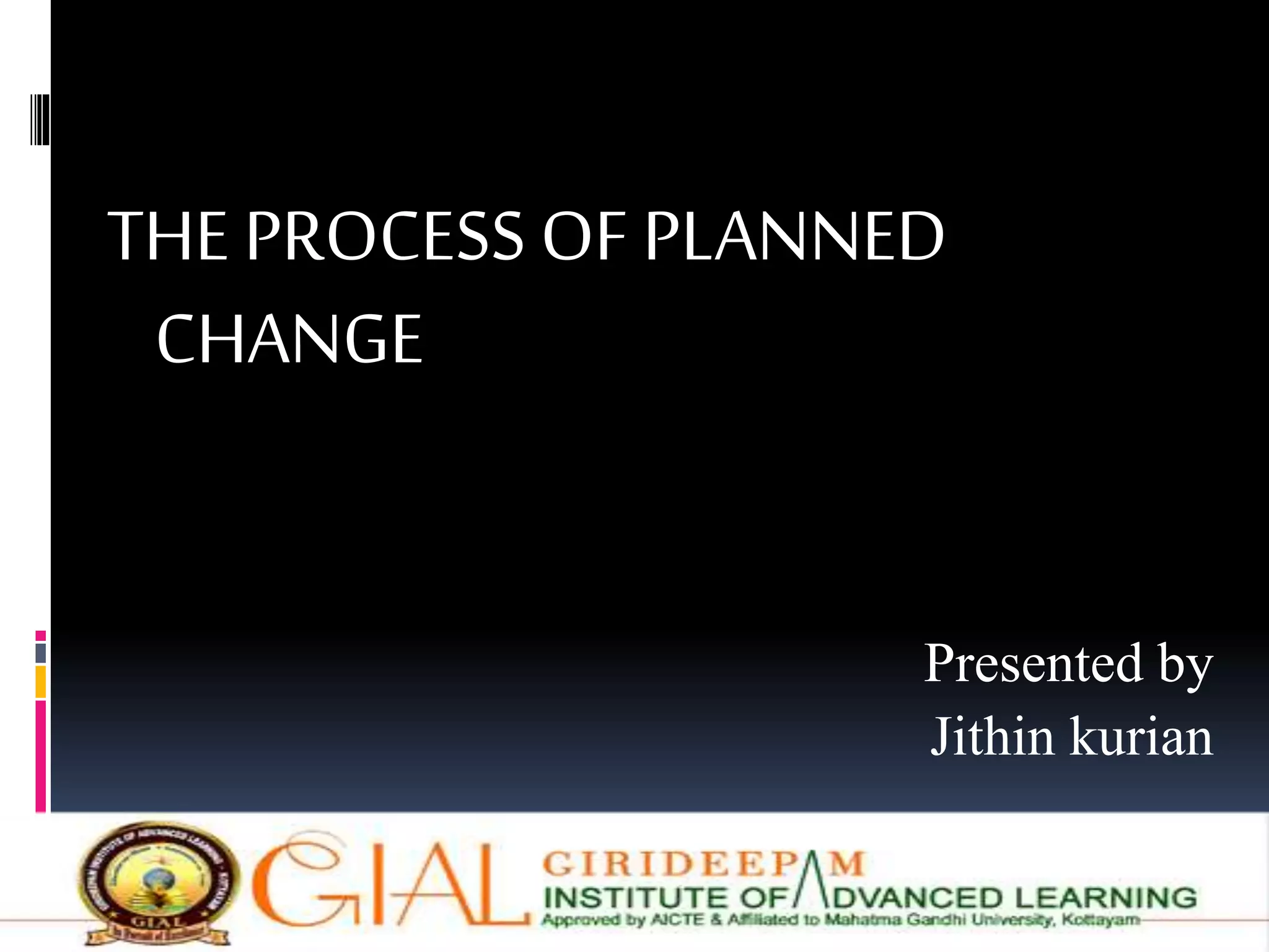 process of planned change | PPTX