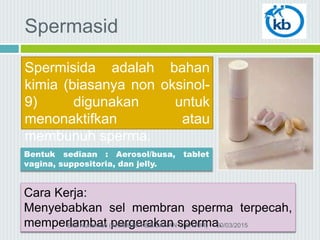 Alat Kontrasepsi Alamiah dengan Alat | PPTX