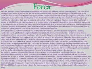 Tema:Forca dhe levizja ne jeten e perditshme | PPTX