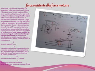 Tema:Forca dhe levizja ne jeten e perditshme | PPTX