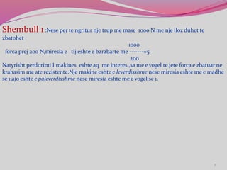 Tema:Forca dhe levizja ne jeten e perditshme | PPTX