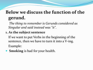 gerund | PPTX