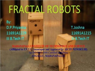 Presentation1 | PPTX | Robotics | Technology & Computing
