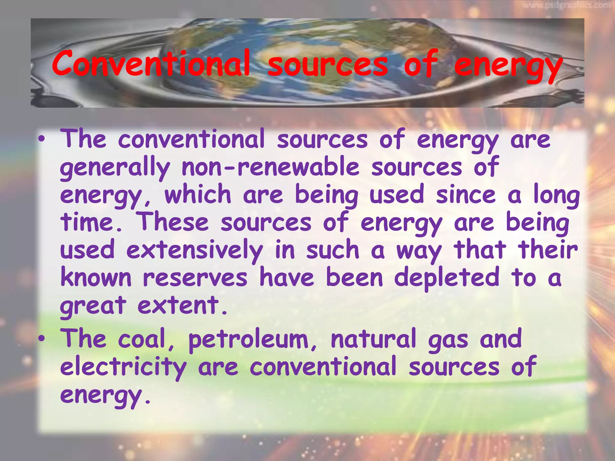 sources of energy | PPT