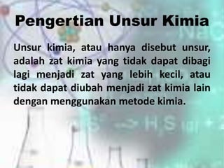 Kelimpahan unsur di alam | PPTX