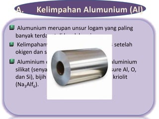 Kelimpahan unsur di alam | PPTX