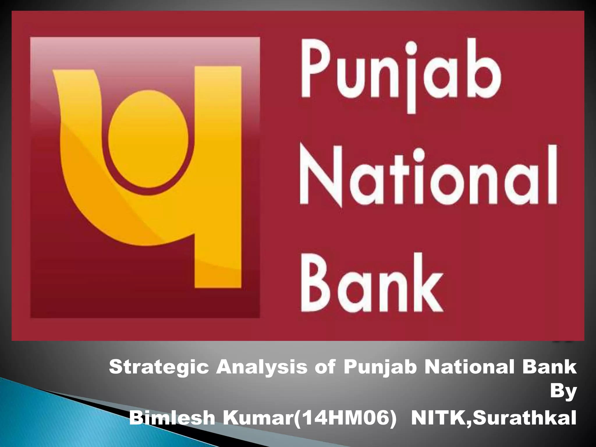 Strategic Analysis of PNB | PPT