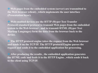 EMBEDDED WEB TECHNOLOGY | PPTX