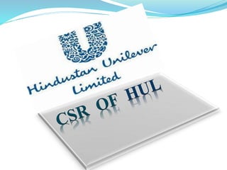 csr of hul | PPTX