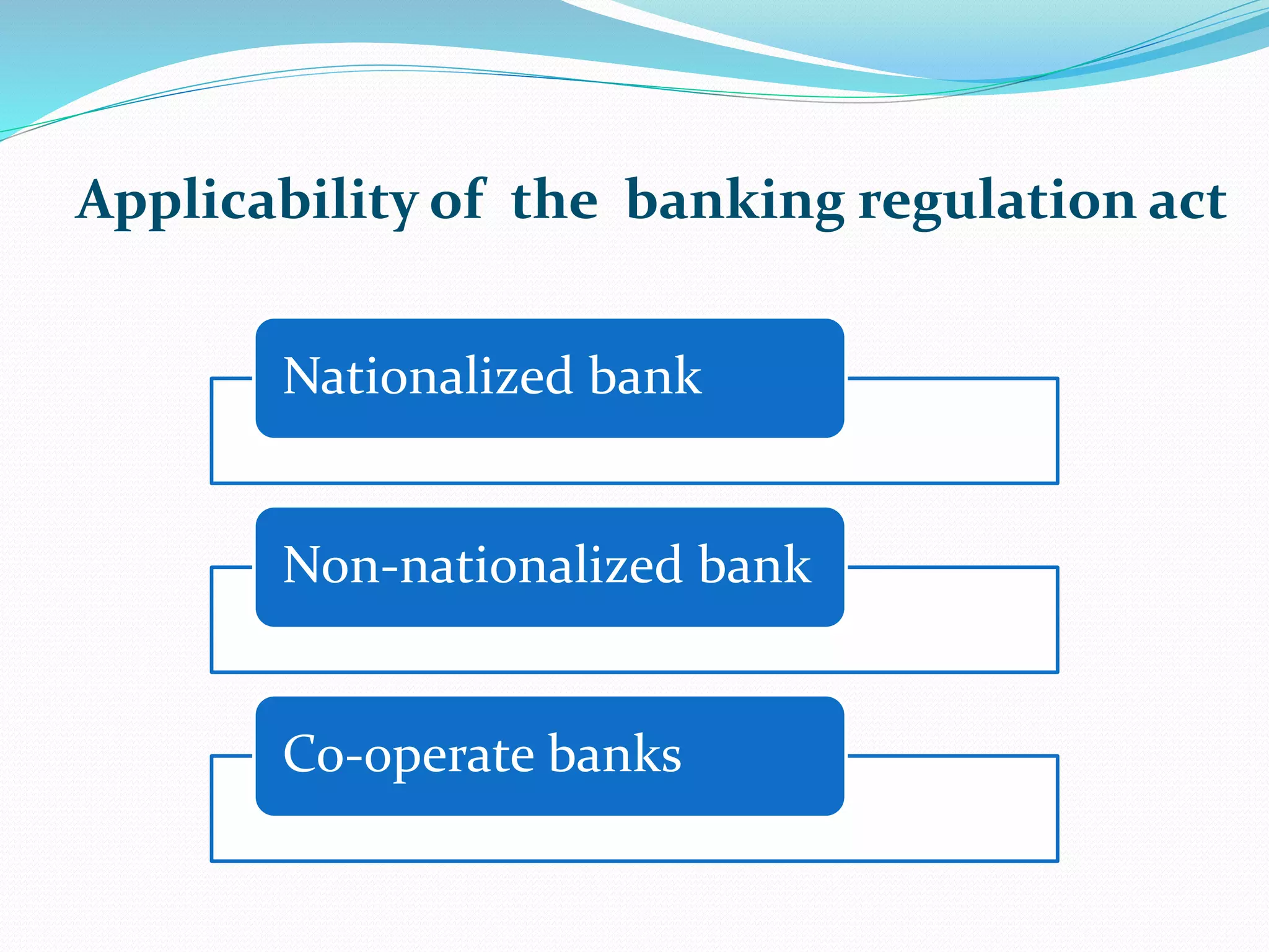 banking regulation act | PPTX