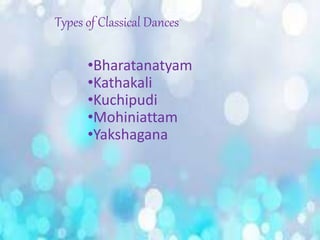 classical dance itinenary | PPTX