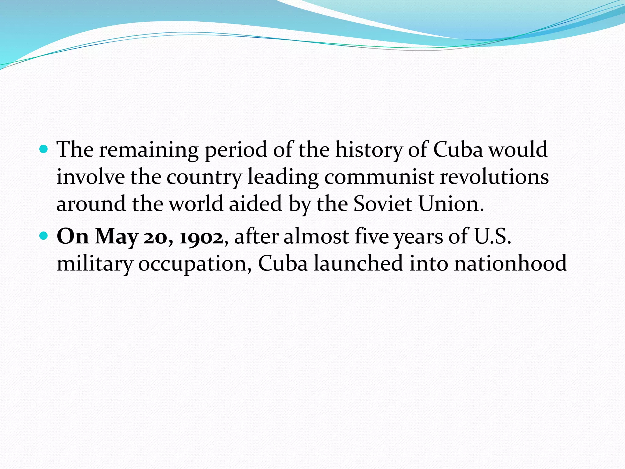 Presentation on cuba | PPTX