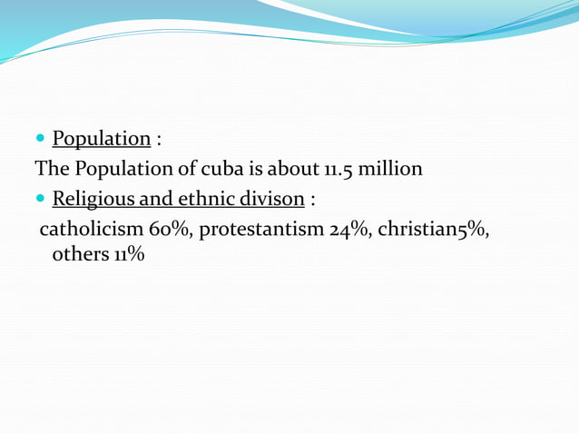 Presentation on cuba | PPTX | South America Travel | Travel Locations