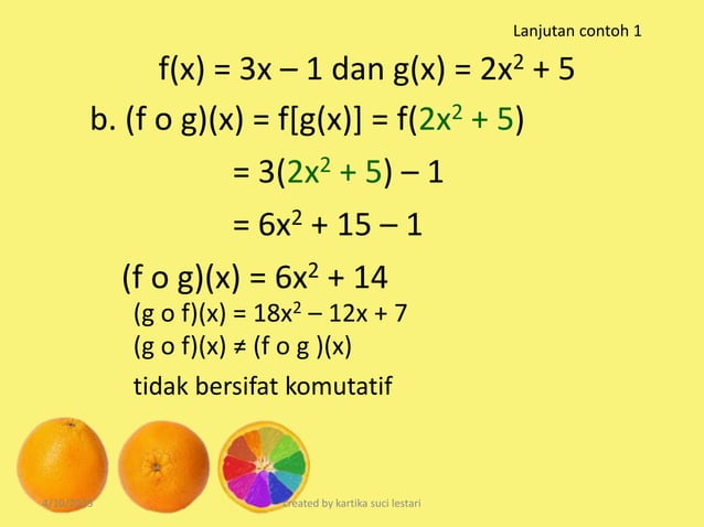 komposisi dan fungsi invers sma kelas 11 | PPTX