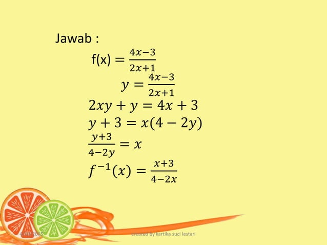 komposisi dan fungsi invers sma kelas 11 | PPTX