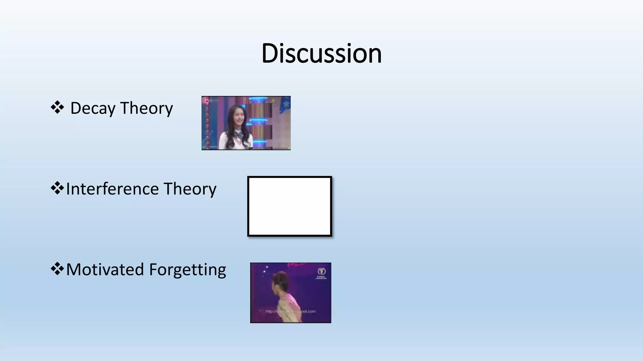 Forgetting Theory | PPTX