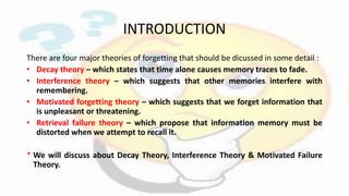 Forgetting Theory | PPTX