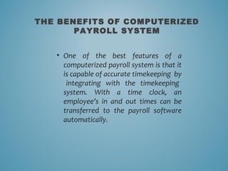 Payroll Sytem | PPT