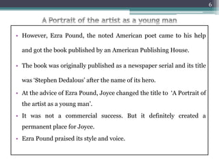 A Portrait of the artist as a young man | PPTX