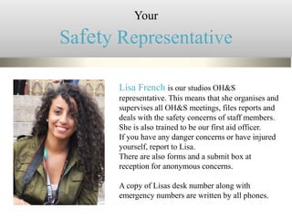 OH&S in the Design Studio | PPTX