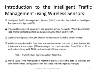 Intelligent Traffic Management | PPTX