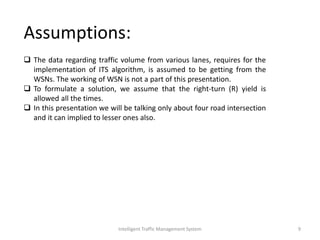 Intelligent Traffic Management | PPTX