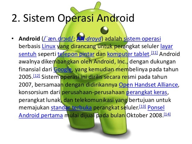 Mengenal Sejarah Dan Perkembangan Sistem Operasi Android Tips Androidku ...