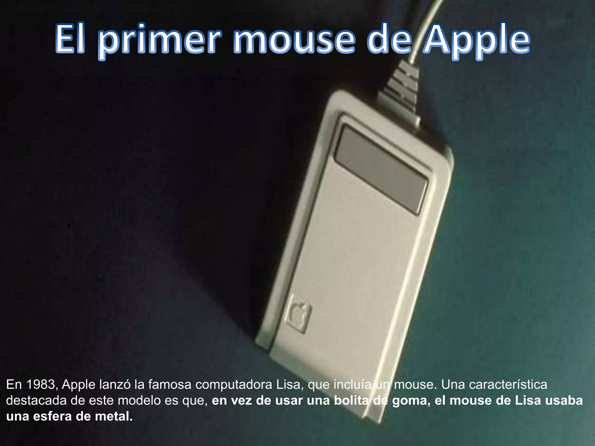 Historia y evolucion del mouse | PPT