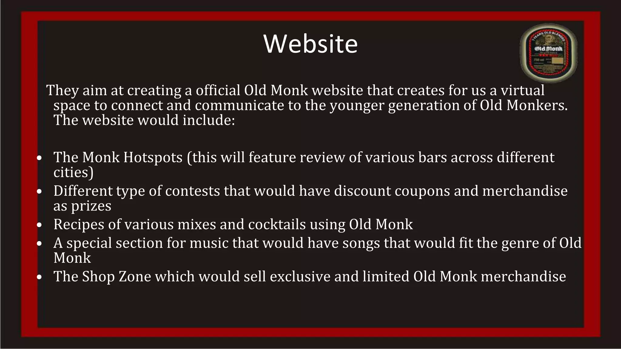 Unrevealing the secrets of success of Old Monk in India | PPTX