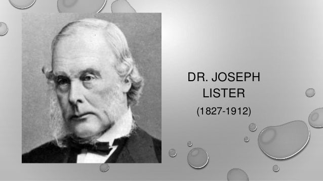 Joseph Lister Facts Summary Biography Discoveries