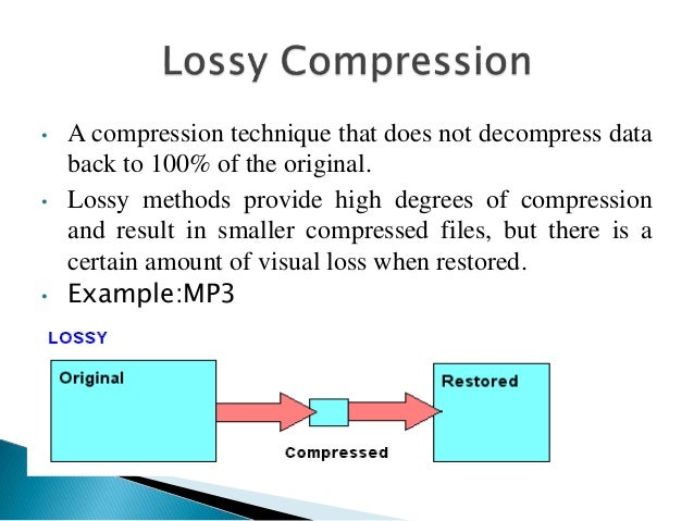 Audio compression