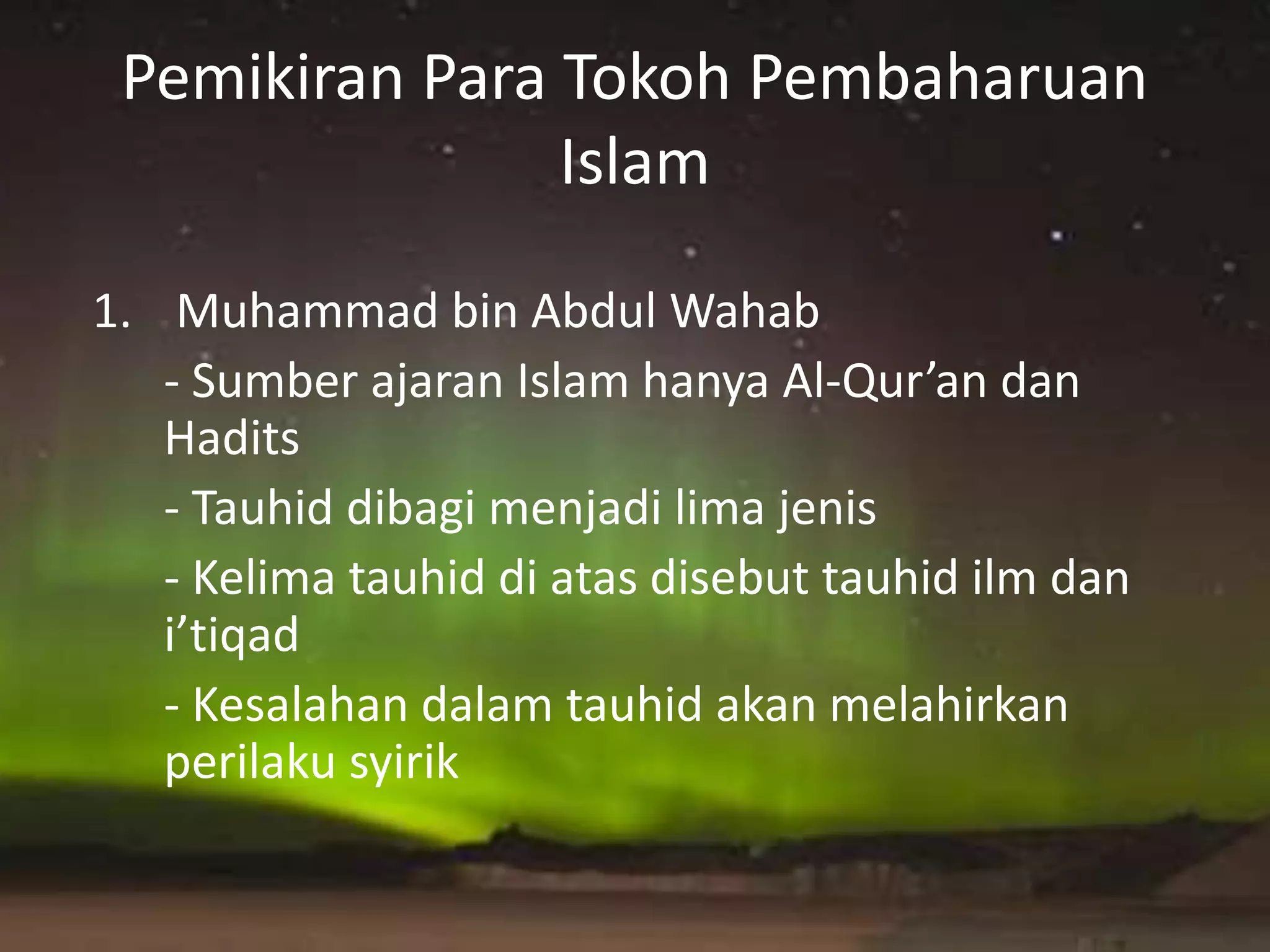 Perkembangan Islam Masa Modern | PPTX