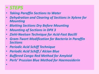 STAINING TECHINIQUES | PPT
