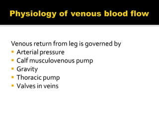Varicose vein [ chronic venous incompetent.pptx
