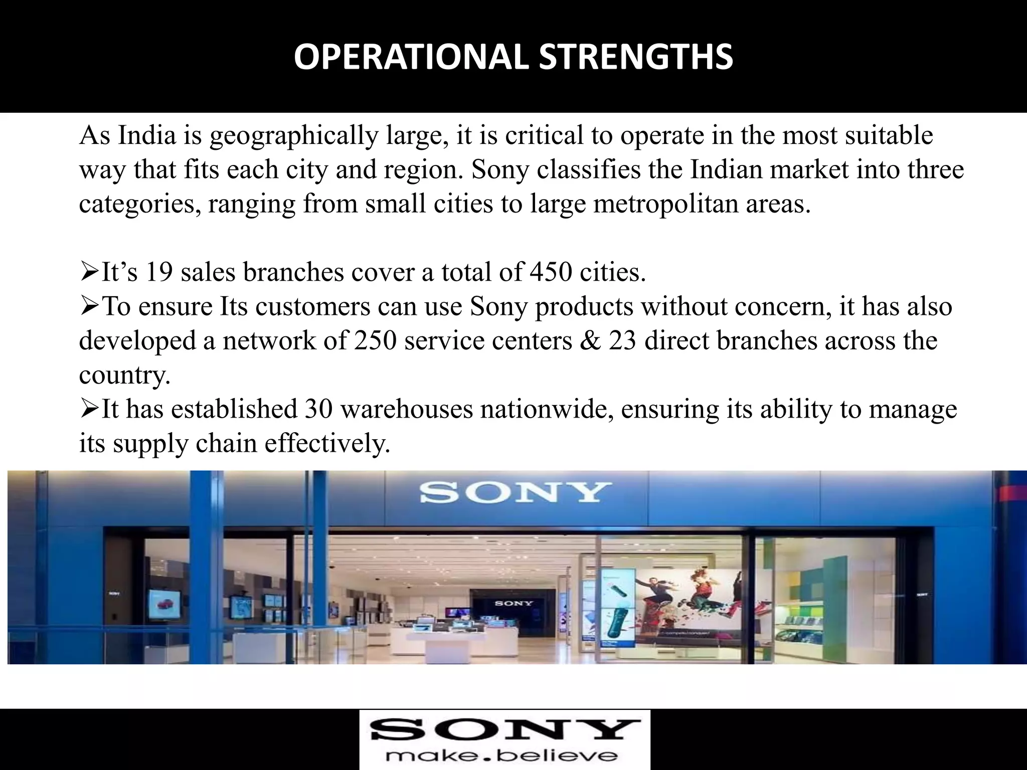 Sony marketing strategies | PPTX | Home Entertainment Systems | Consumer Electronics