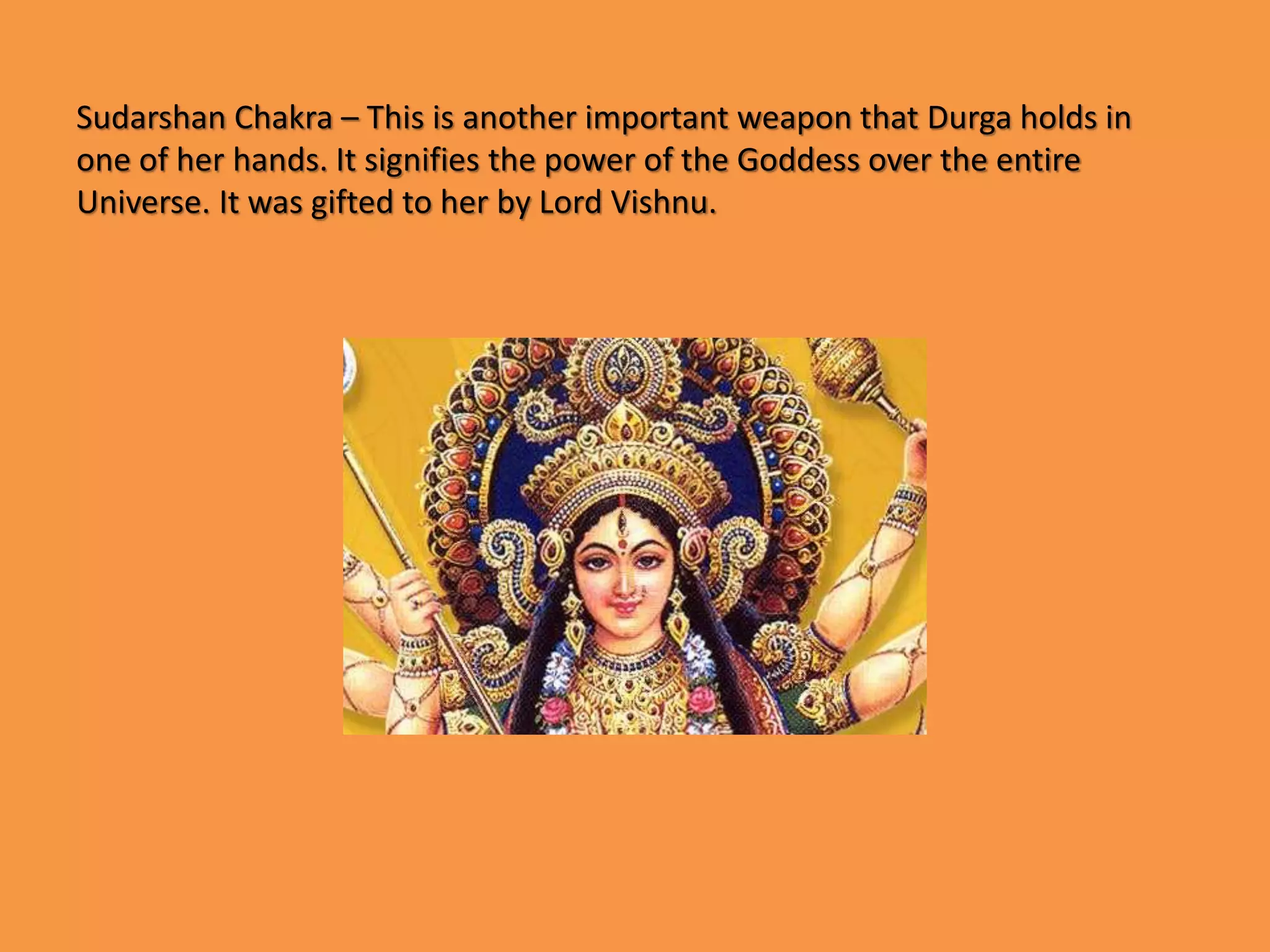 Maa Durga's Weapons | PPTX