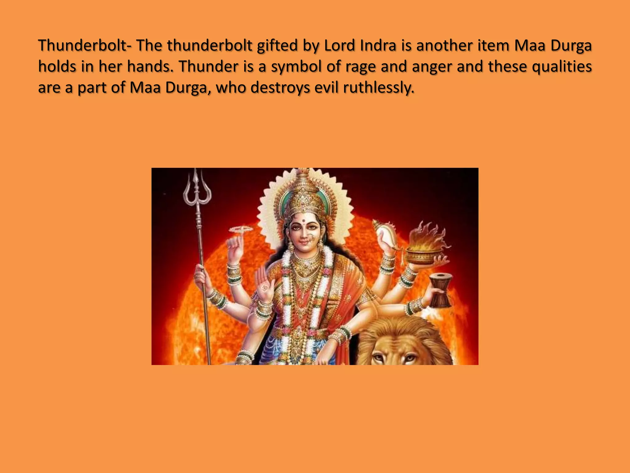 Maa Durga's Weapons | PPTX