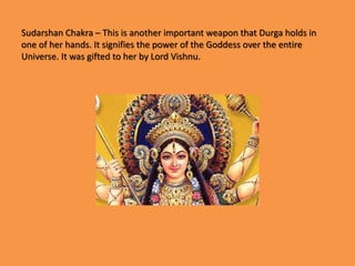 Maa Durga's Weapons | PPTX