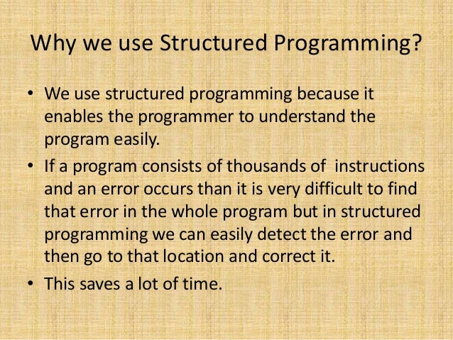 structured programming